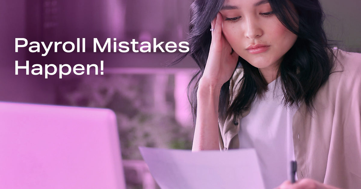 Payroll Mistakes Happen! | More Bookkeeping Services